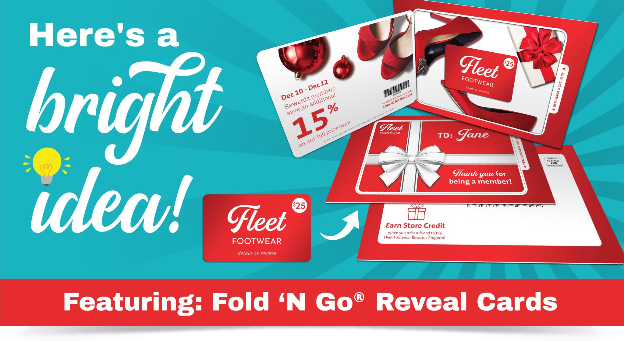 Create a Unique, Interactive Mailer with Gift Card! | Convertible Solutions